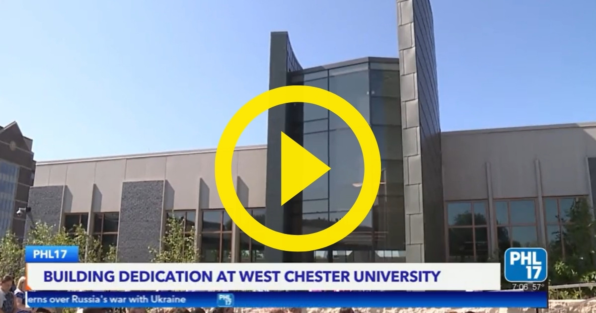 PHL17 Morning News Covers SECC Ribbon-Cutting Ceremony - WCU of PA