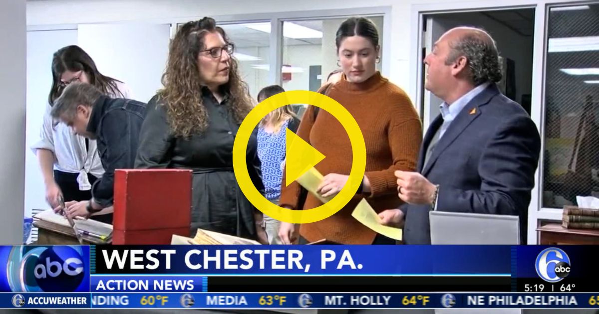 6abc Features Shakespeare's First Folio and the Fortnight of Festivities - WCU of PA