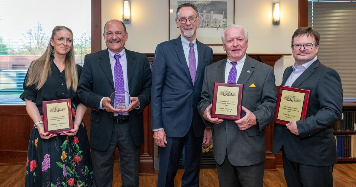 WCUAA Honors Distinguished Alumni - WCU of PA