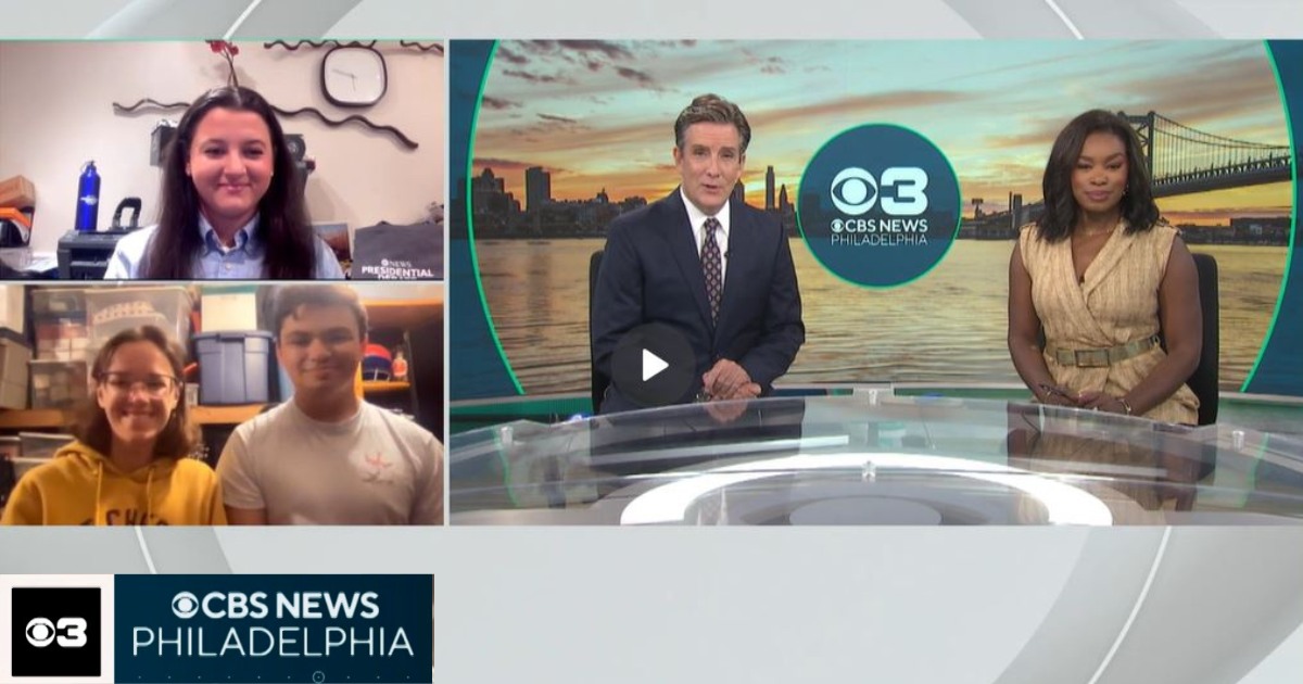 CBS3 Features Two Quad Journalists Who Were Selected to Cover the ...