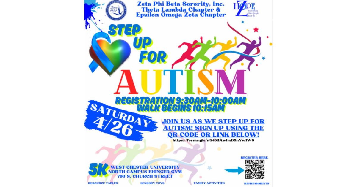 Zeta Phi Beta Sorority, Inc. Hosting Step Up for Autism Awareness Walk ...